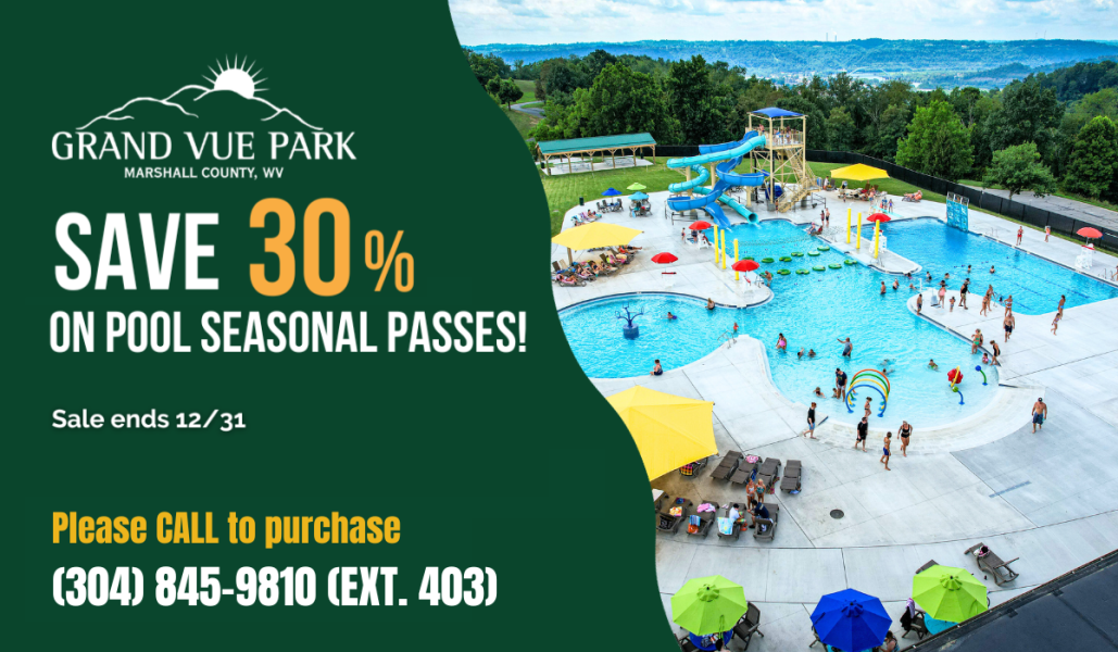 Pool - Now Open! - Grand Vue Park